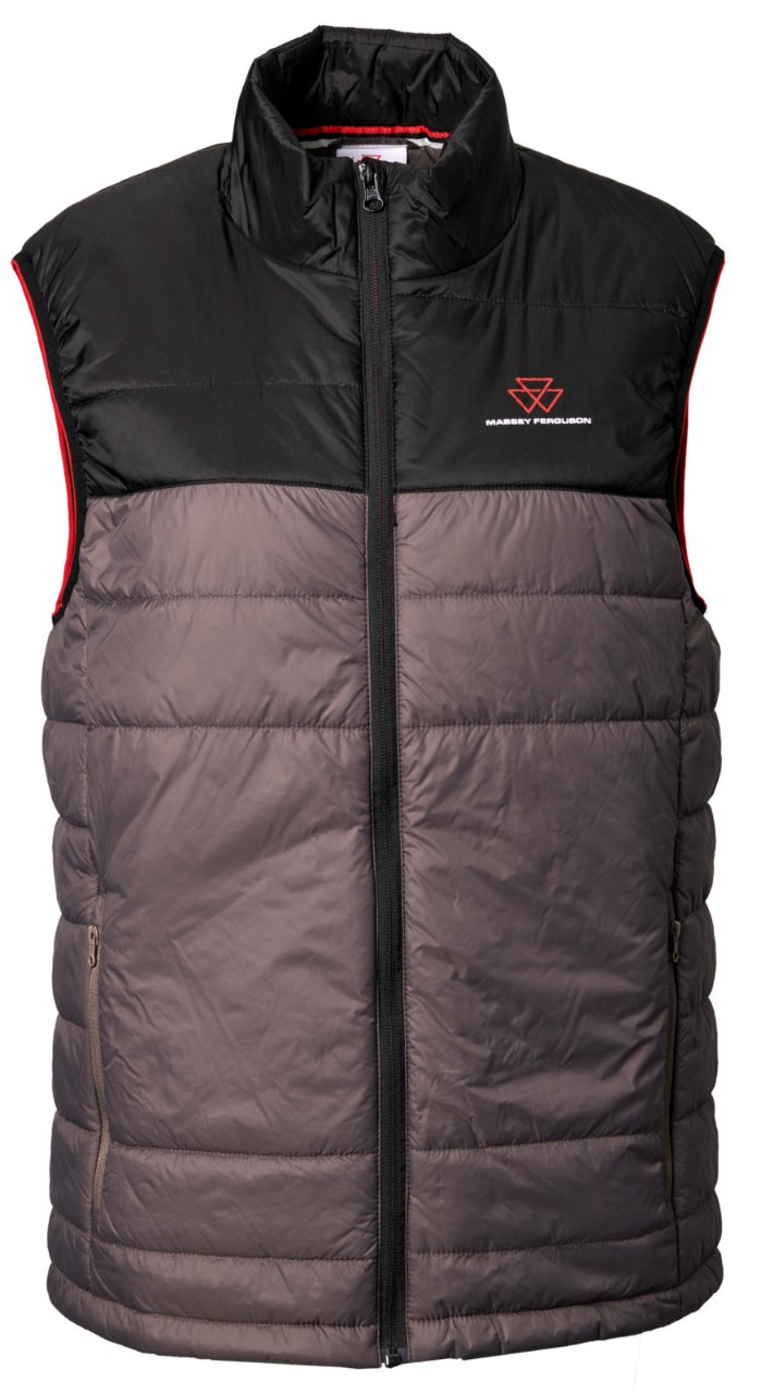 Men Grey Padded Vest X993322215500 | AGCO Parts