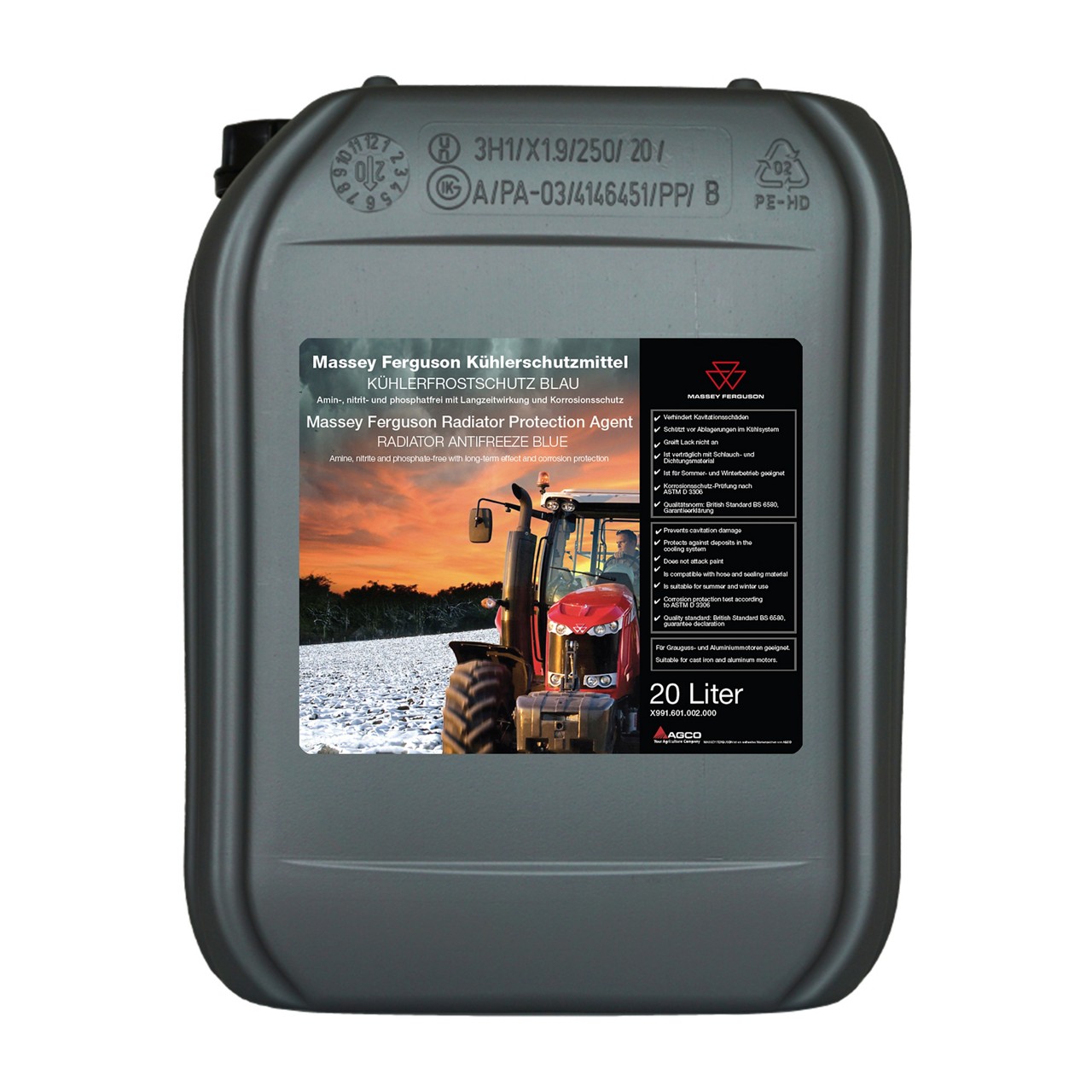 Massey Ferguson Radiator Anti-Freeze Blue, 20L Canister X991601002000 ...