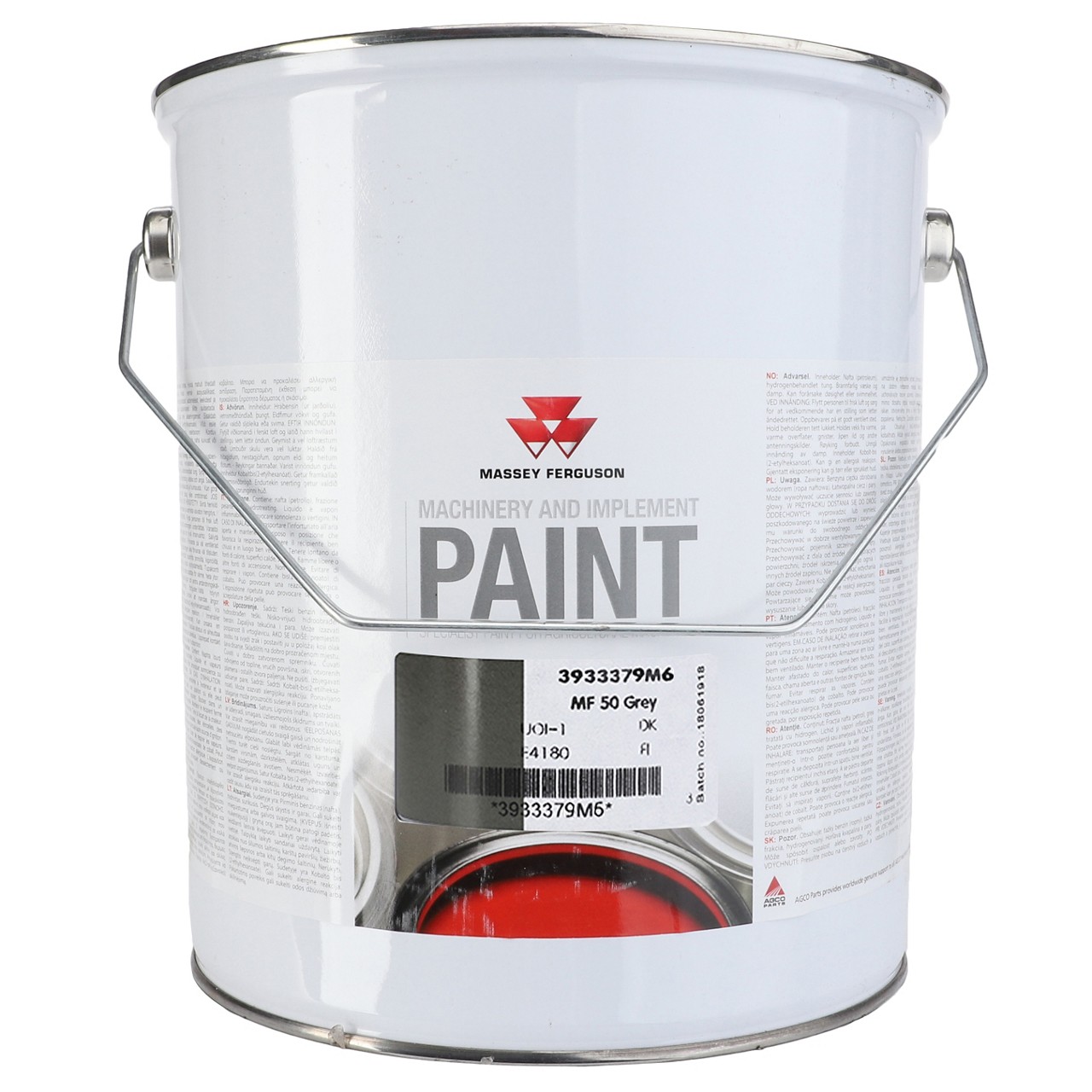 MF New Grey (MF 50 Grey) 5L 3933379M6 | AGCO Parts