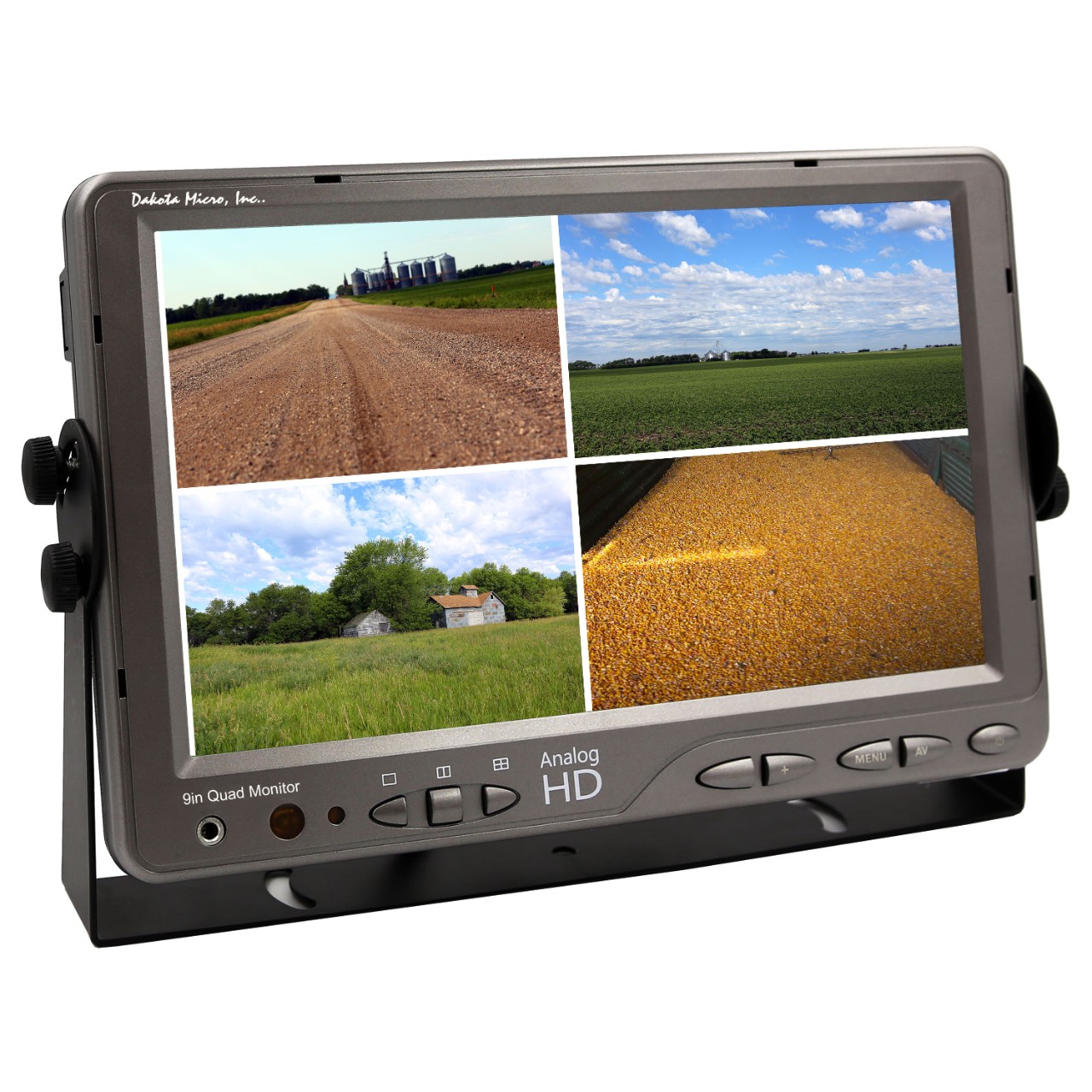 AgCam AHD 9" Quad Monitor - 12 & 24V AG-H9Q | AGCO Parts