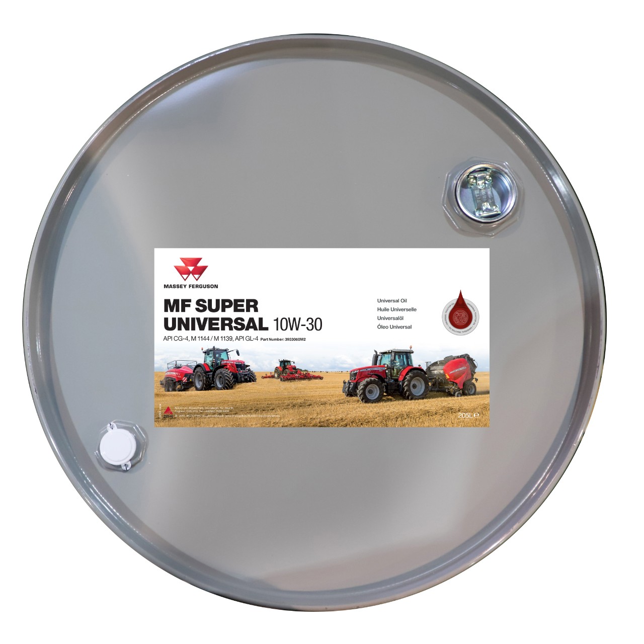 MF Super Universal 10W-30 205L 3933060M2 | AGCO Parts