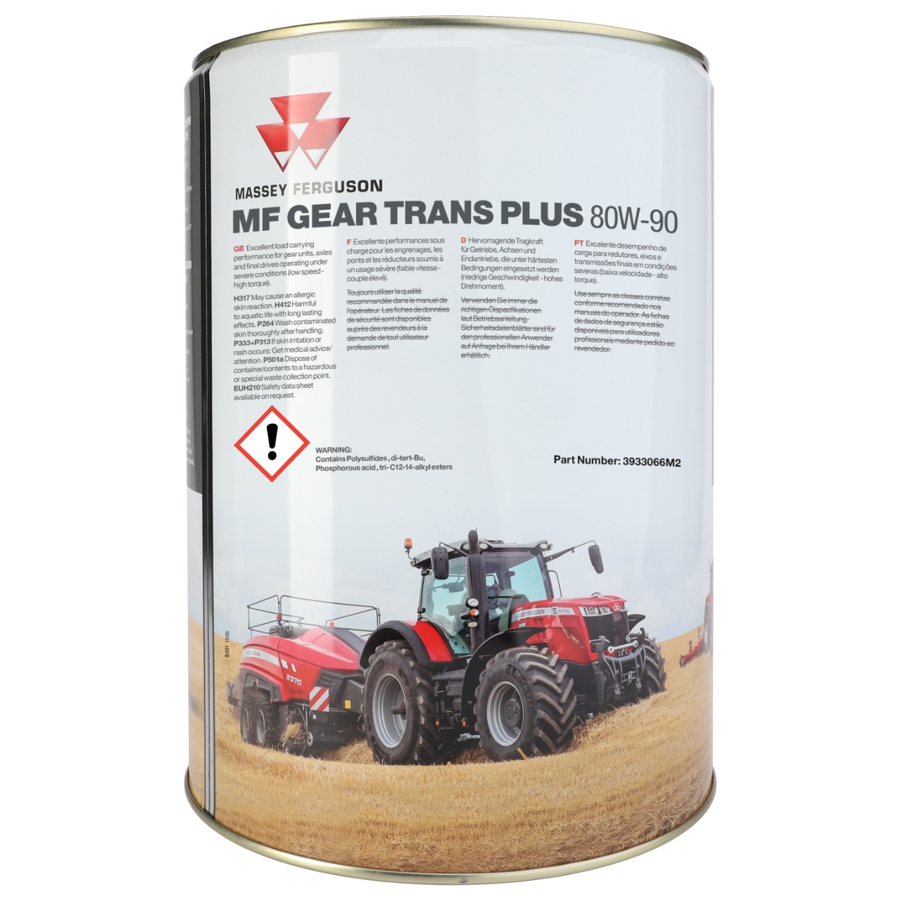 MF Gear Trans Plus 80W-90 20L | AGCO UKB2B2C Site