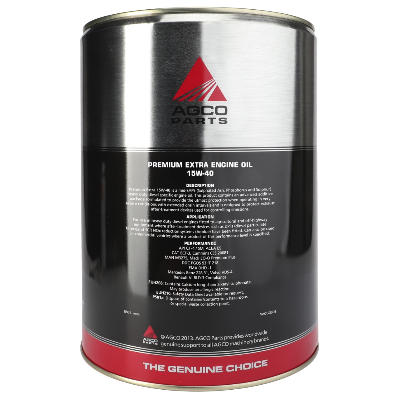 AGCO Parts Premium Extra Engine Oil 15W-40 20L VACC3609 | AGCO Parts