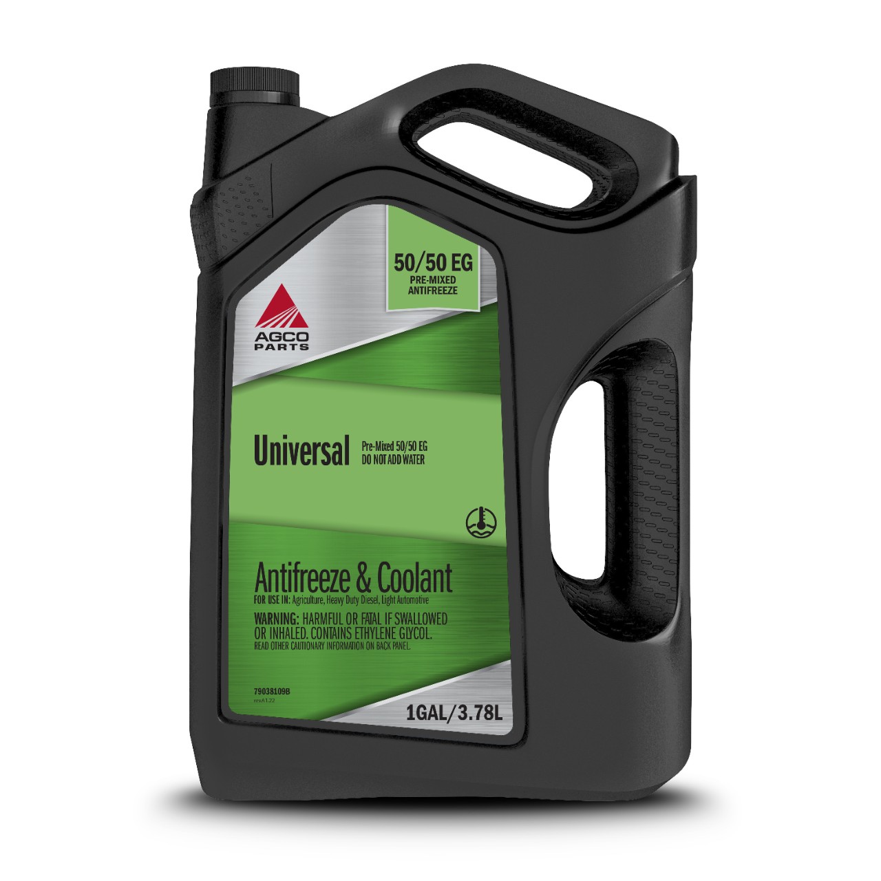 AGCO Ethylene Glycol 50/50 Pre-Mix Antifreeze/Coolant, USA, 1 Gallon ...