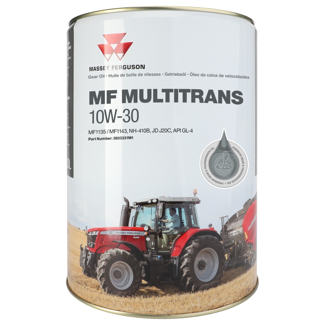 MF MultiTrans 10W-30 20L 3933331M1 | AGCO Parts