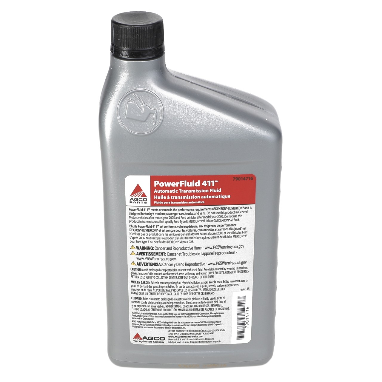 PowerFluid 411 Automatic Transmission Fluid, 1 Quart | AGCO Parts