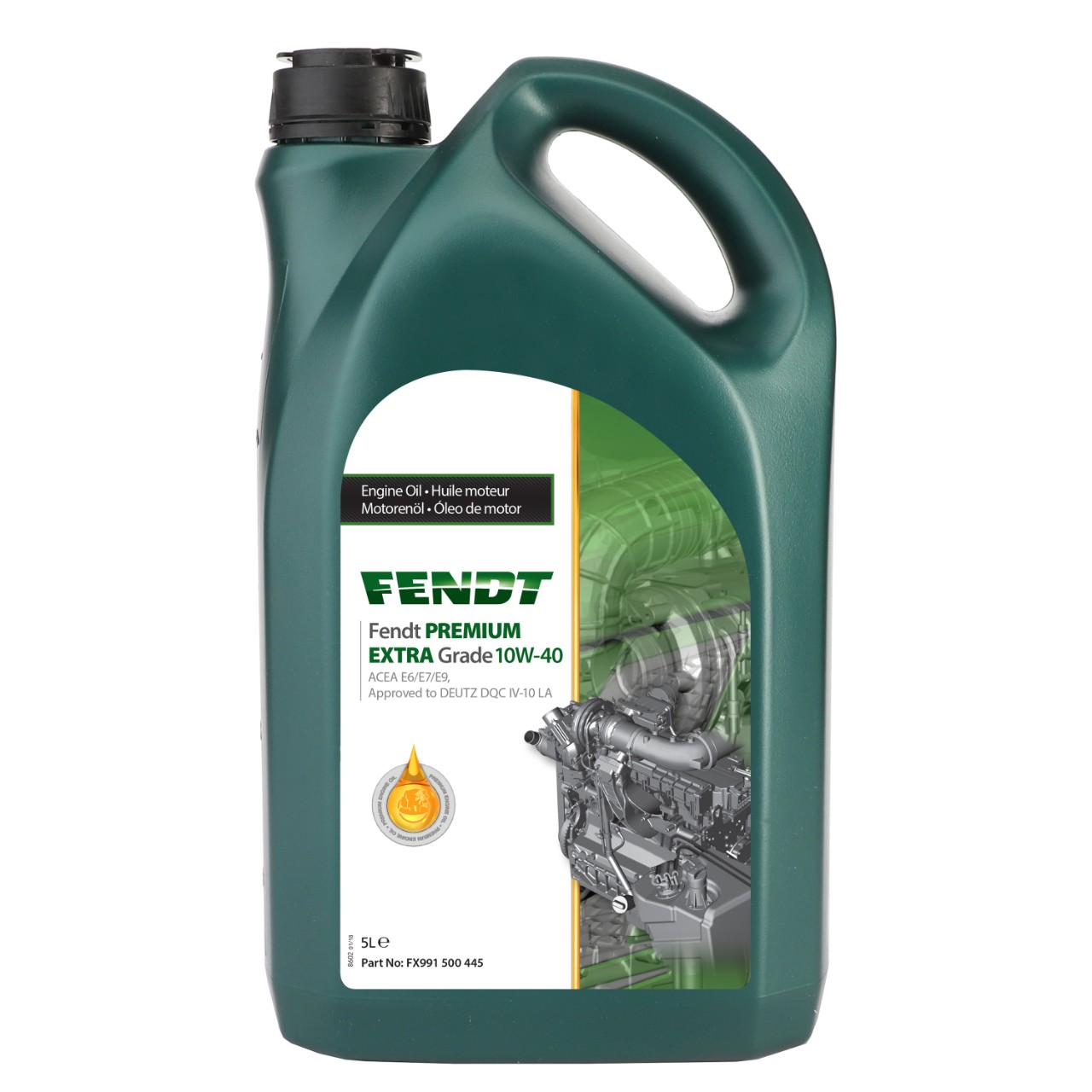 Fendt Premium Extra Grade 10W-40 5L FX991500445 | AGCO Parts
