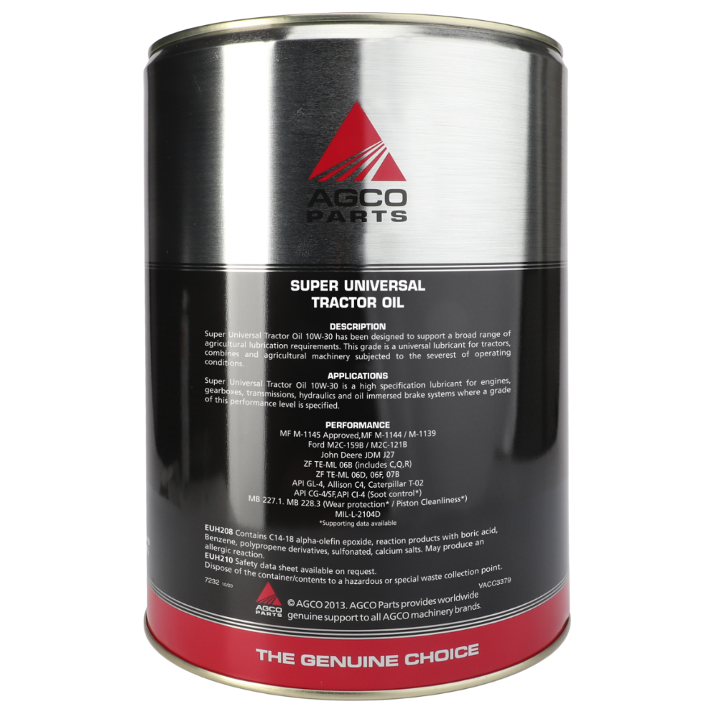 AGCO Parts Super Universal Tractor Oil 10W-30 20L VACC3379 | AGCO Parts