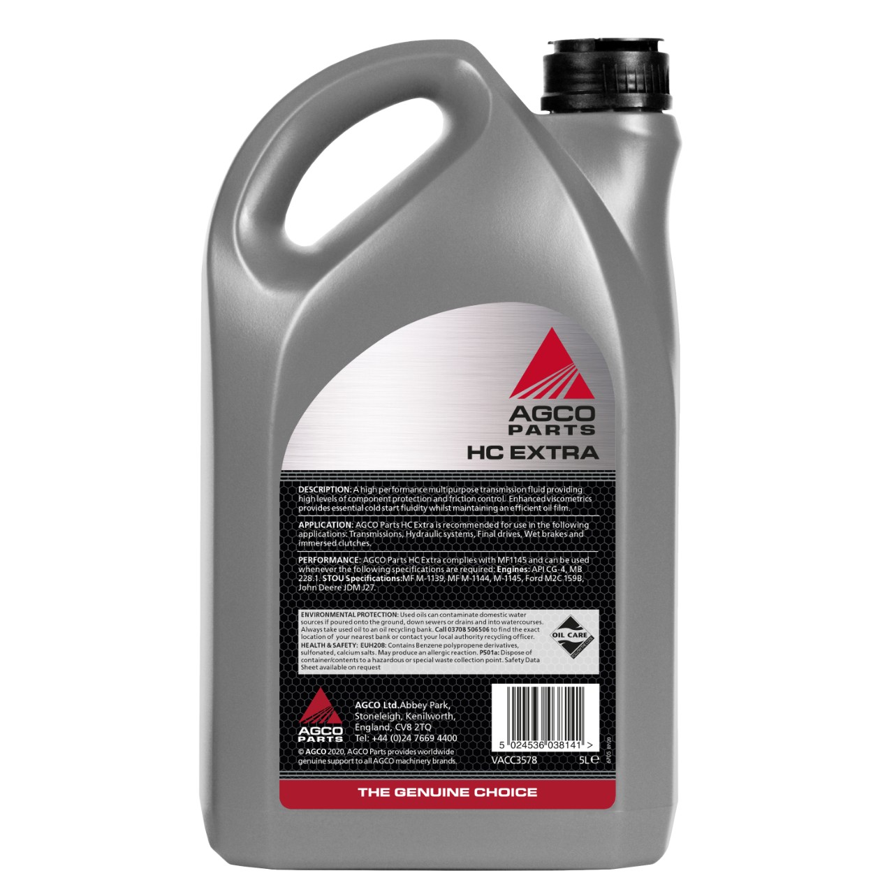 AGCO Parts HC Extra 10W-40 5L VACC3578 | AGCO Parts
