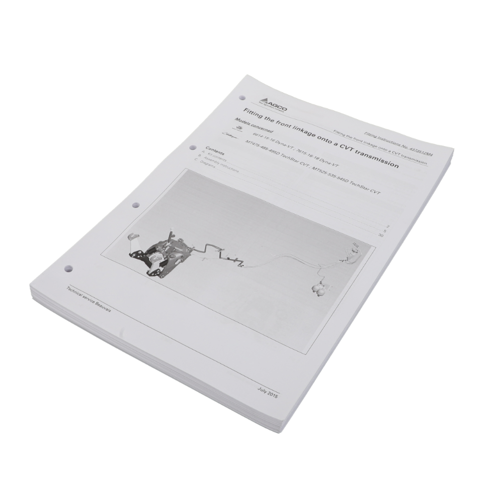 Fitting Front Linkage (Tractor with CVT Transmission) 4373512M4 | AGCO ...