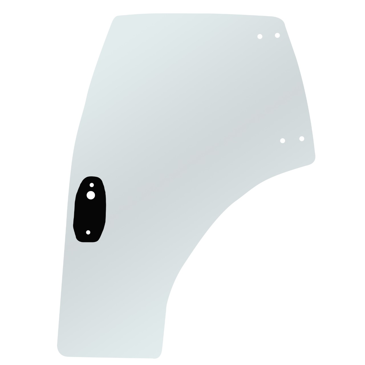 DOOR GLASS, LEFT HAND 7067302M1 | AGCO Parts