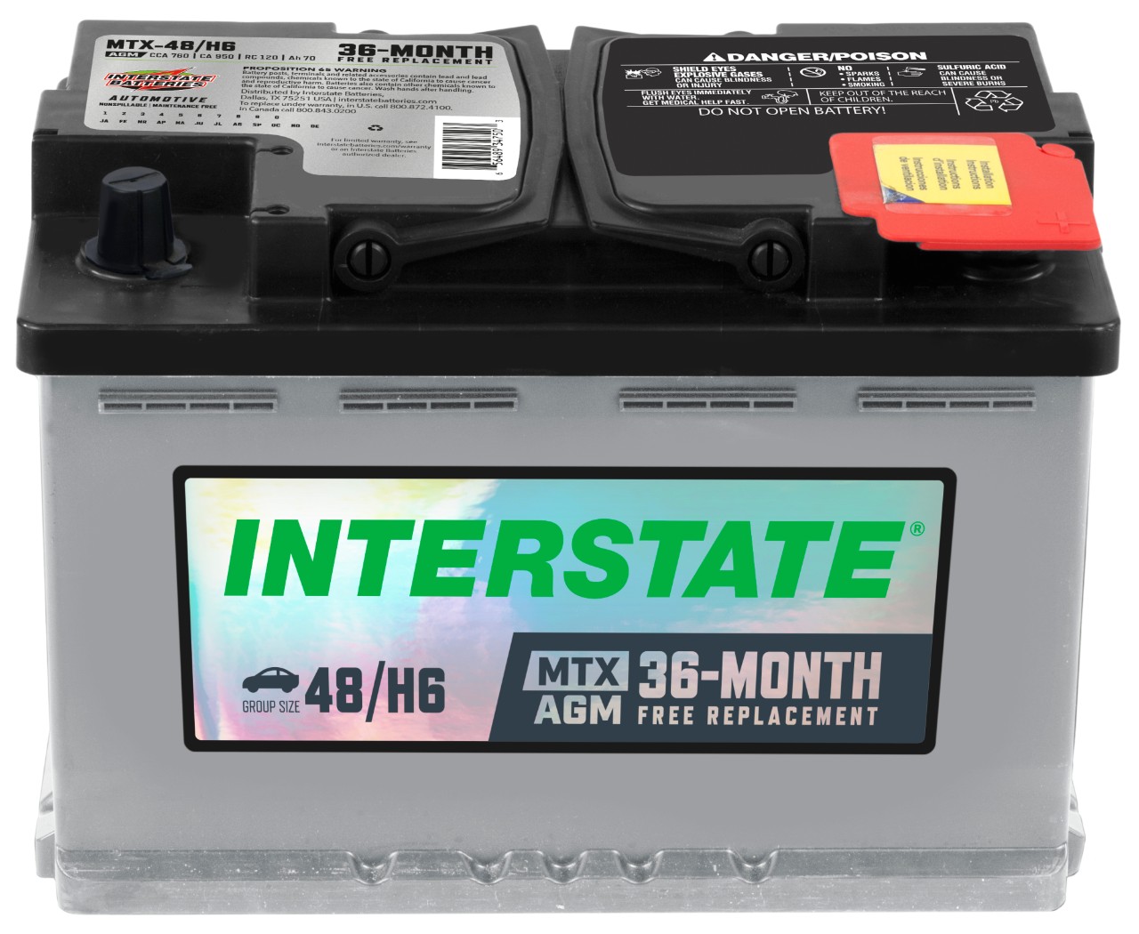 Interstate Battery, MTX-48/H6 MTX-48H6 | AGCO Parts