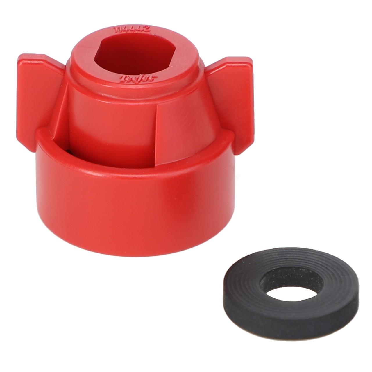 Quick TeeJet Cap, Red for Oval | AGCO Parts