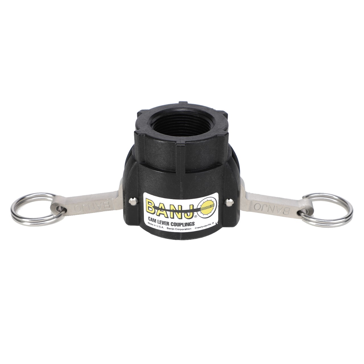 1-1/2" Female Coupler X 1-1/4" Female Thread Poly Cam Lever Coupling ...