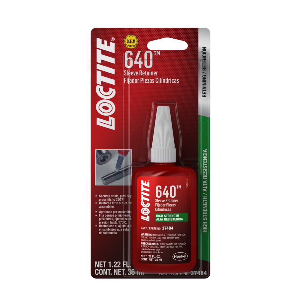 Loctite® Sleeve Retainer 640™, 36 mL Bottle, US Only | AGCO Parts