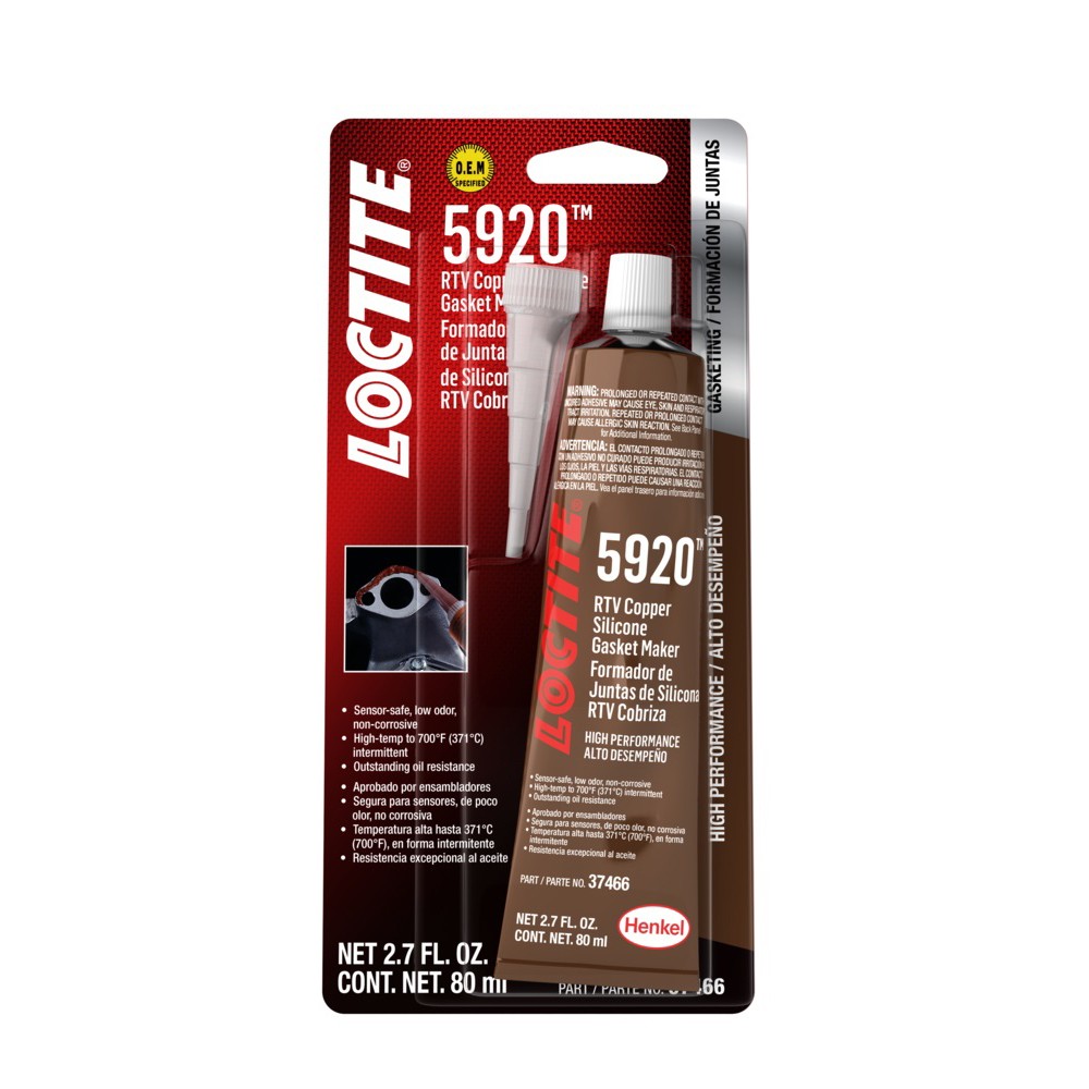 Loctite® RTV 5920™ Copper Silicone, 80 mL Tube | AGCO Parts