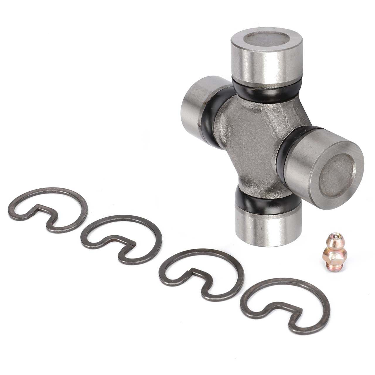 Spider, Universal Joint, Cross and Bearing Kit, with 1/8-27 X 65 R Zerk ...