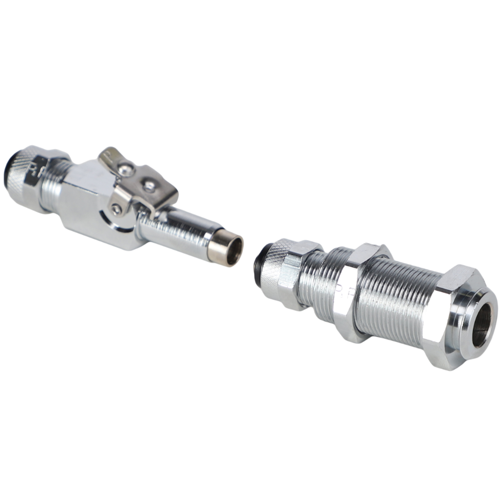 Poly-Tite Fittings 394PD Double End Shutoff BulkHead Quick Coupler ...