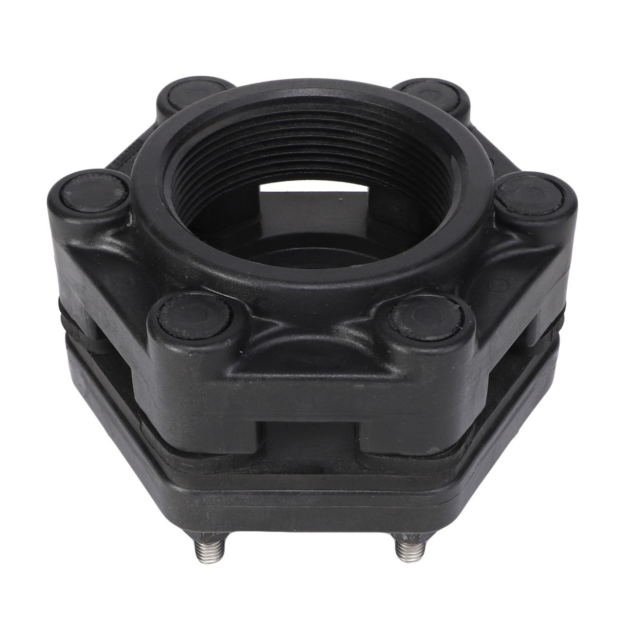 3" X 3" Threaded Bolted Poly Flange with EPDM Gasket AG055672 | AGCO Parts
