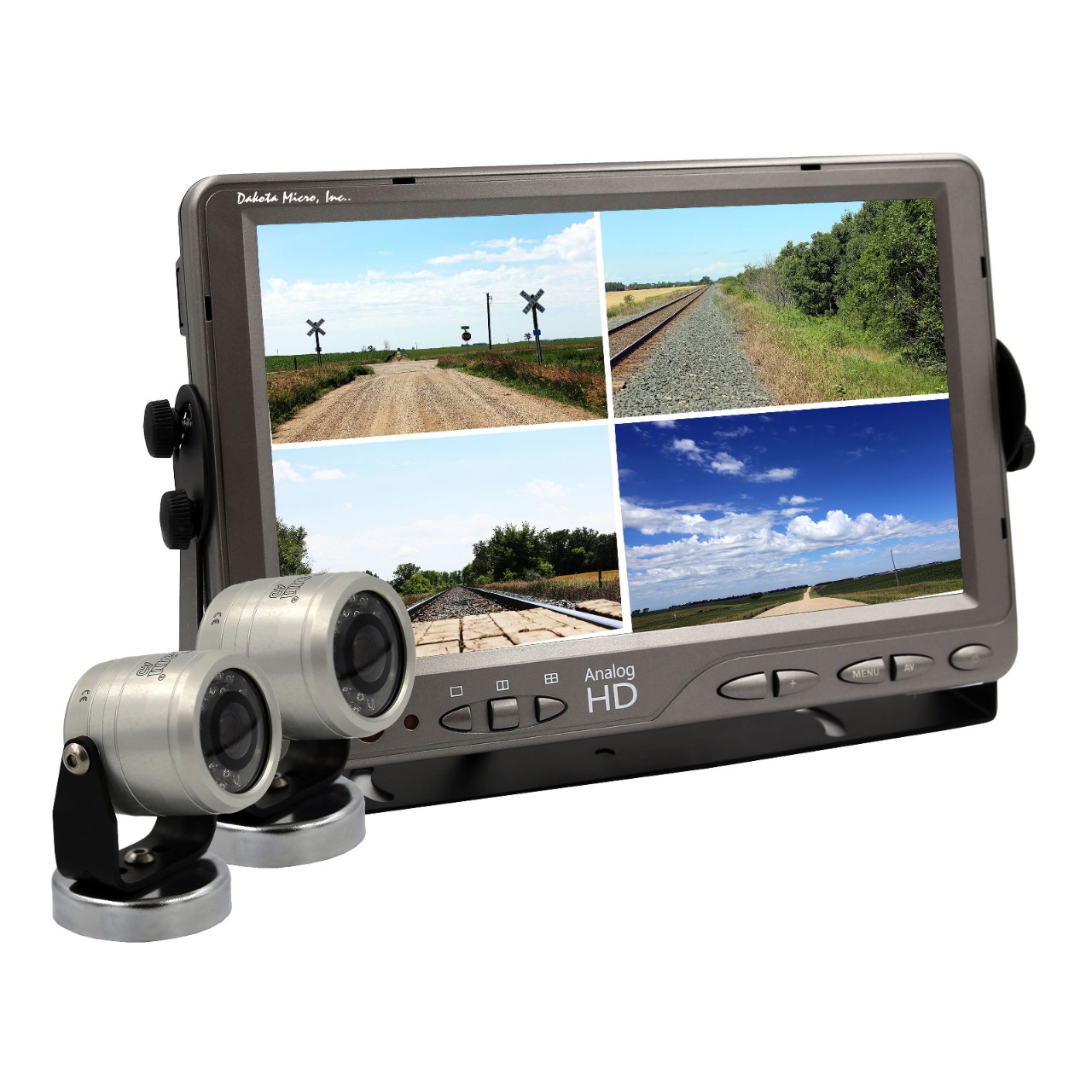 Enduracam AHD 9" Quad Dvr Monitor 2 Camera Kit DMECH9QDC2 | AGCO Parts