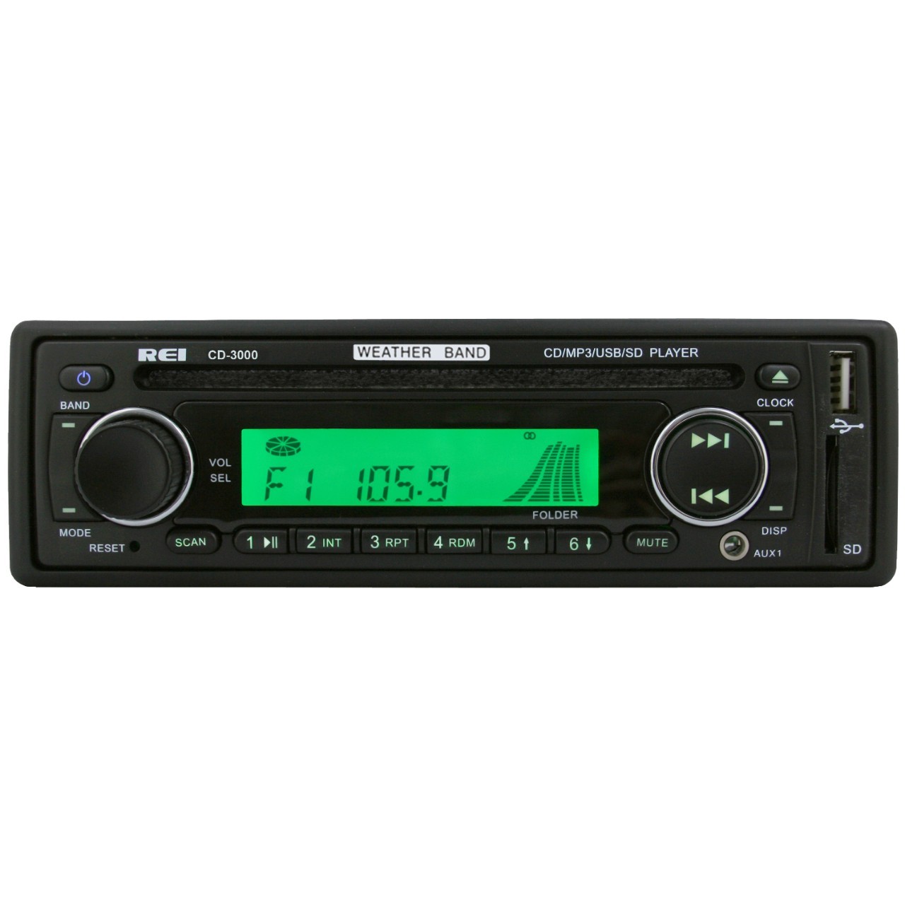 AM/FM/CD/WB Stereo Radio with D6 Connector | AGCO Parts