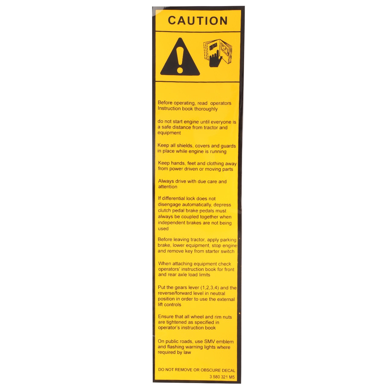 Decal, Safety | AGCO Parts