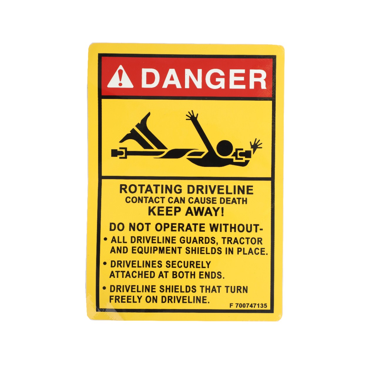 Safety Decal 700747135 | AGCO Parts