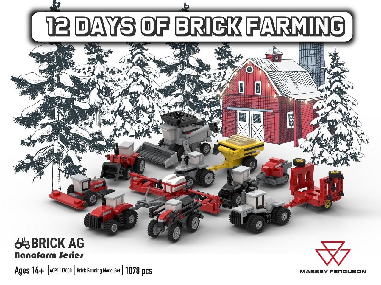 Massey Ferguson Brick - 12 Days of Farming ACP1117000 | AGCO Parts
